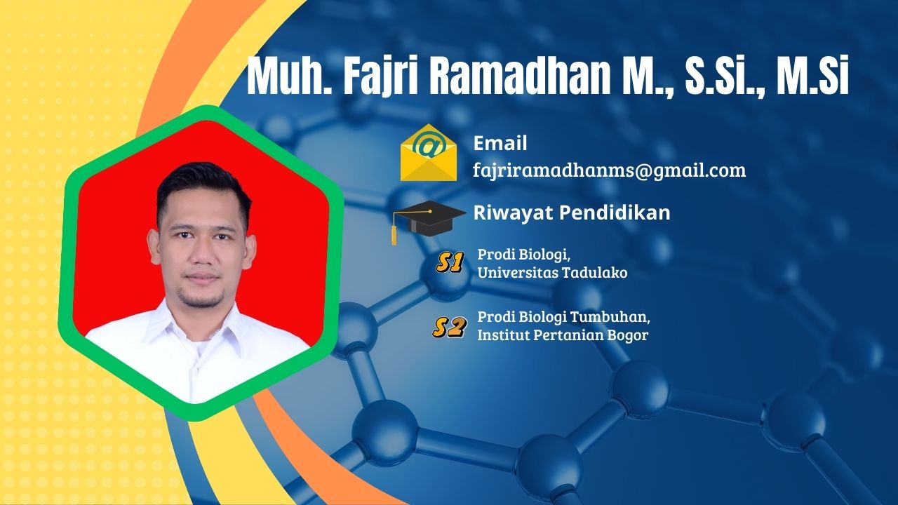 Profil Fajri - Prodi Biologi FMIPA UNTAD